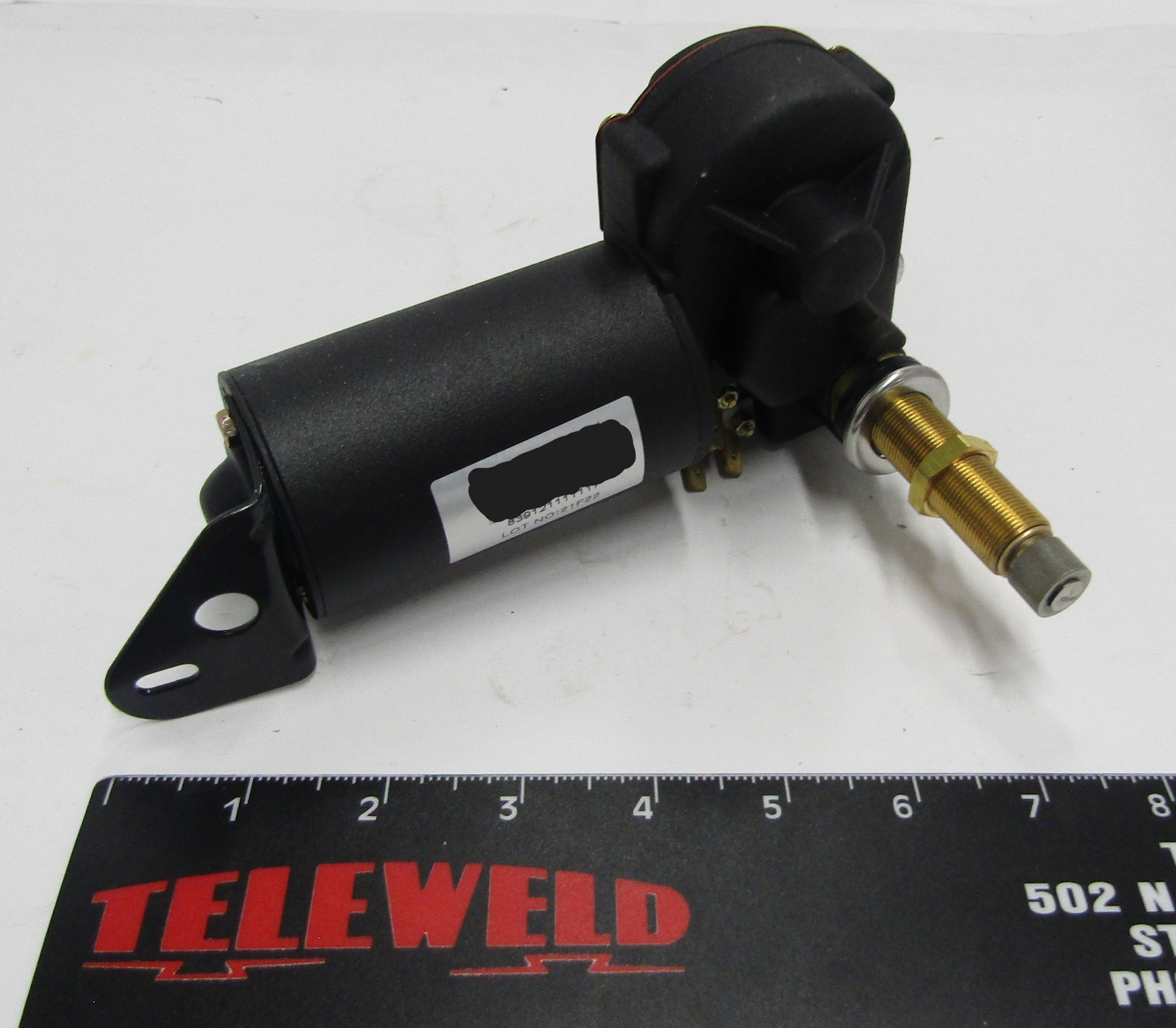 49-032 Wiper Motor, Industrial App, 2in Shaft, 12VDC, Singl – Teleweld